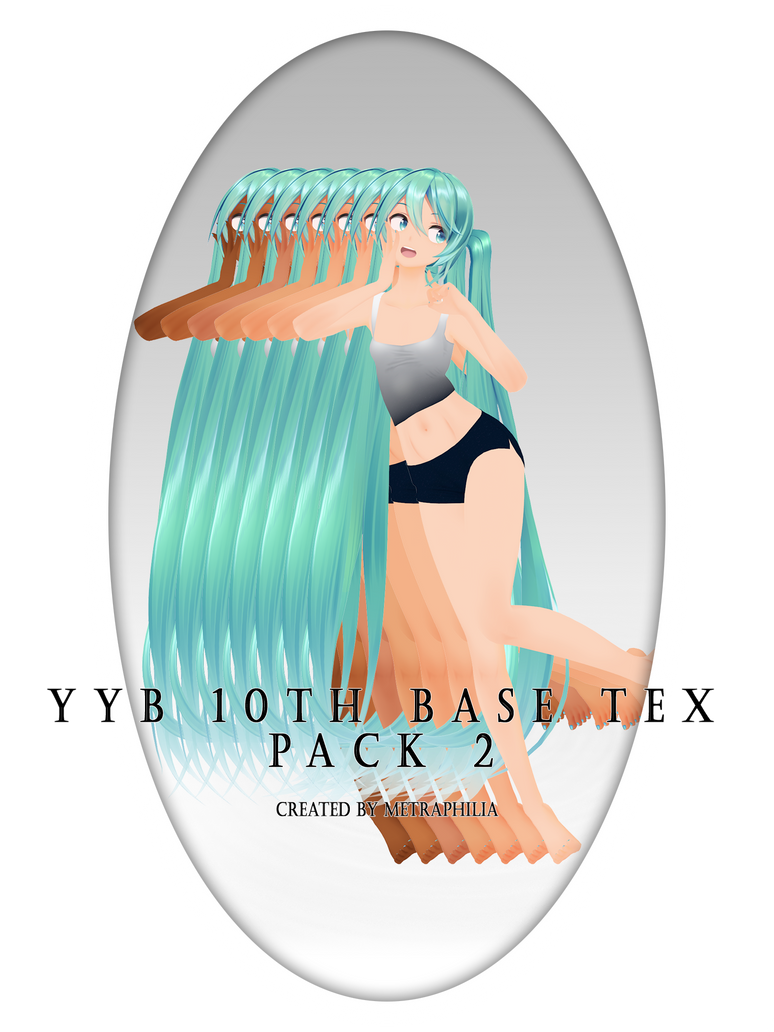 [MMD / PMX ] YYB Miku 10Th Skin Pack 2 [+FreeDL] by Metra-Philia on DeviantArt
