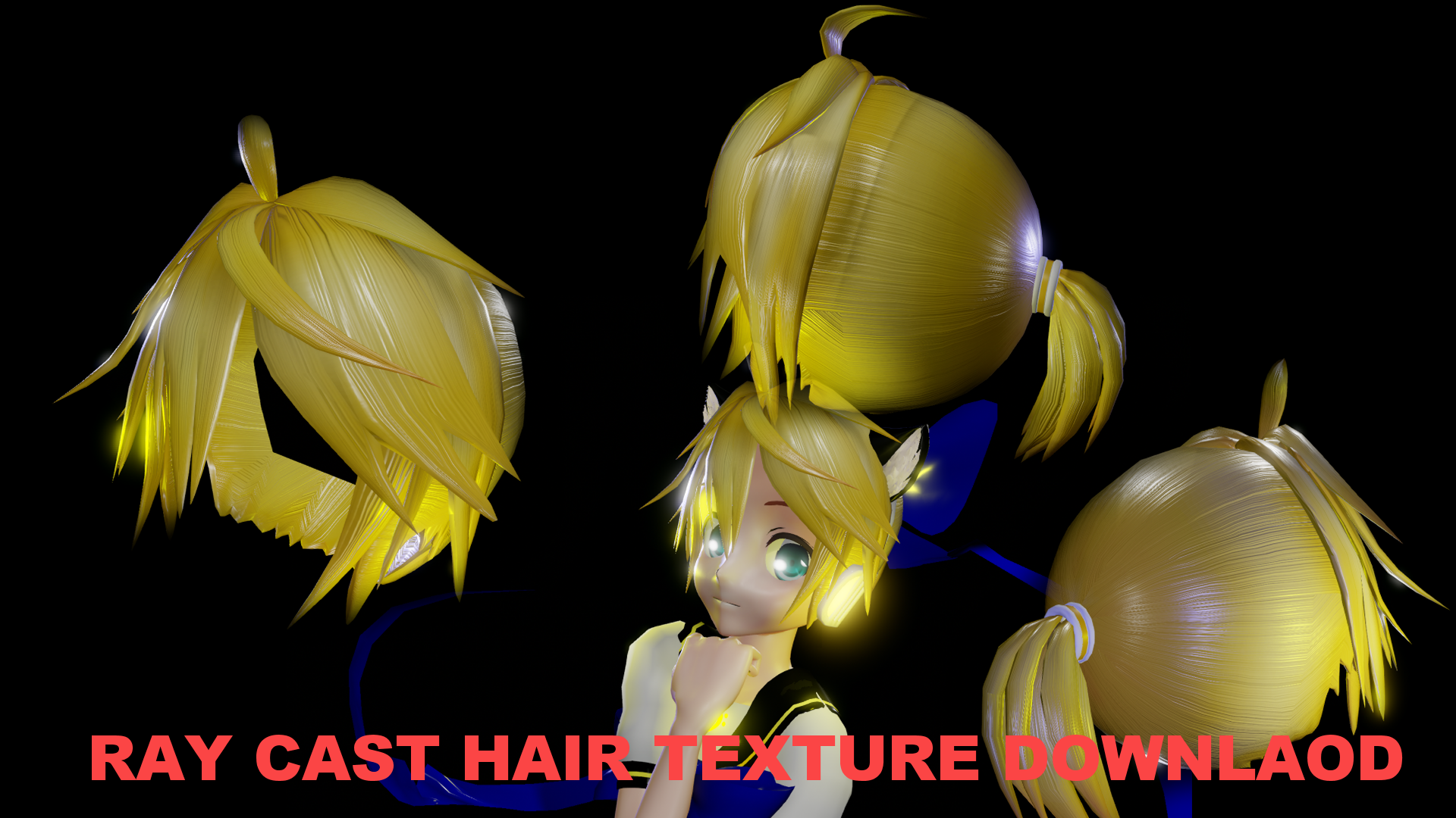 ray cast hair tex (for any model) by VanillaBear3600 on DeviantArt