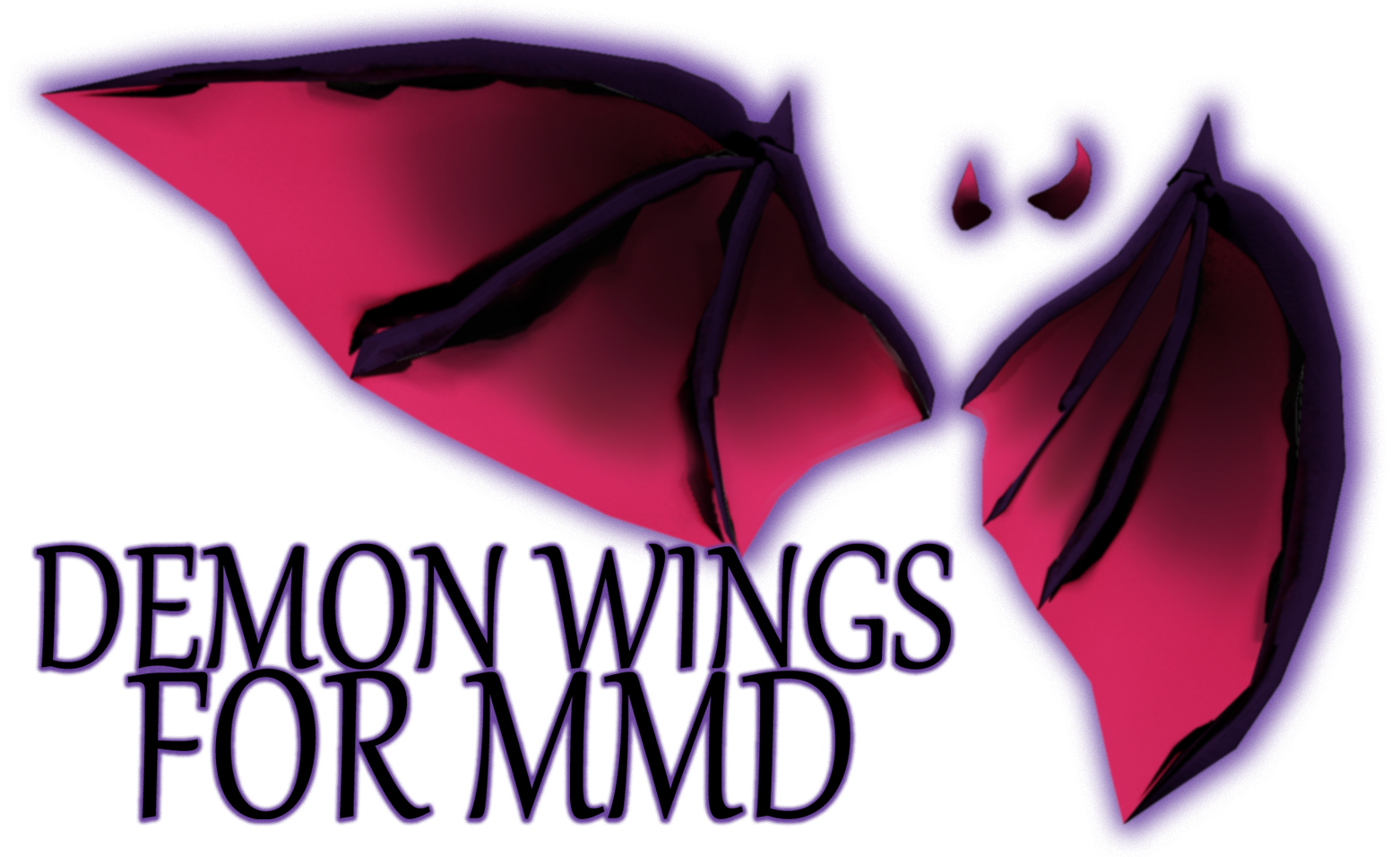 MMD DEMON DEVIL WINGS by VanillaBear3600 on DeviantArt