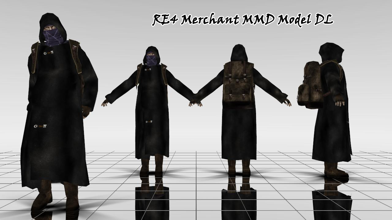 RE4 Merchant MMD Model DL by KadajoGameOver on DeviantArt