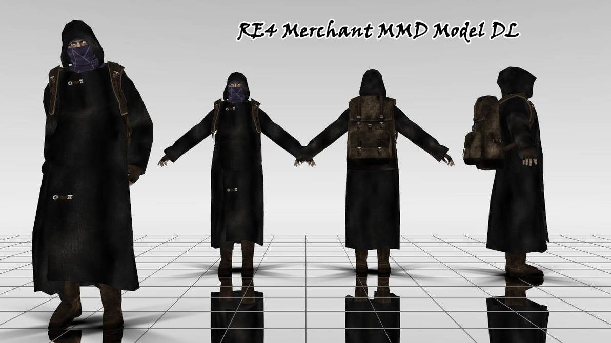 RE4 Merchant MMD Model DL by KadajoGameOver on DeviantArt
