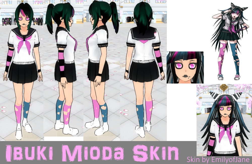 Ibuki Mioda Skin by EmilyofJane (DL) by emilyofjane on DeviantArt