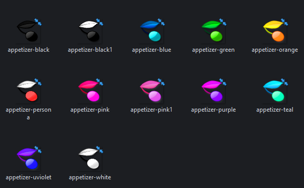 Mo' Colors for Appetizer by snickerd66dle on DeviantArt