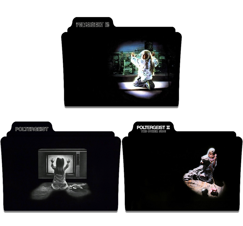 Poltergeist Trilogy (1982-1988) Folder Icon by pinoymayfire on DeviantArt