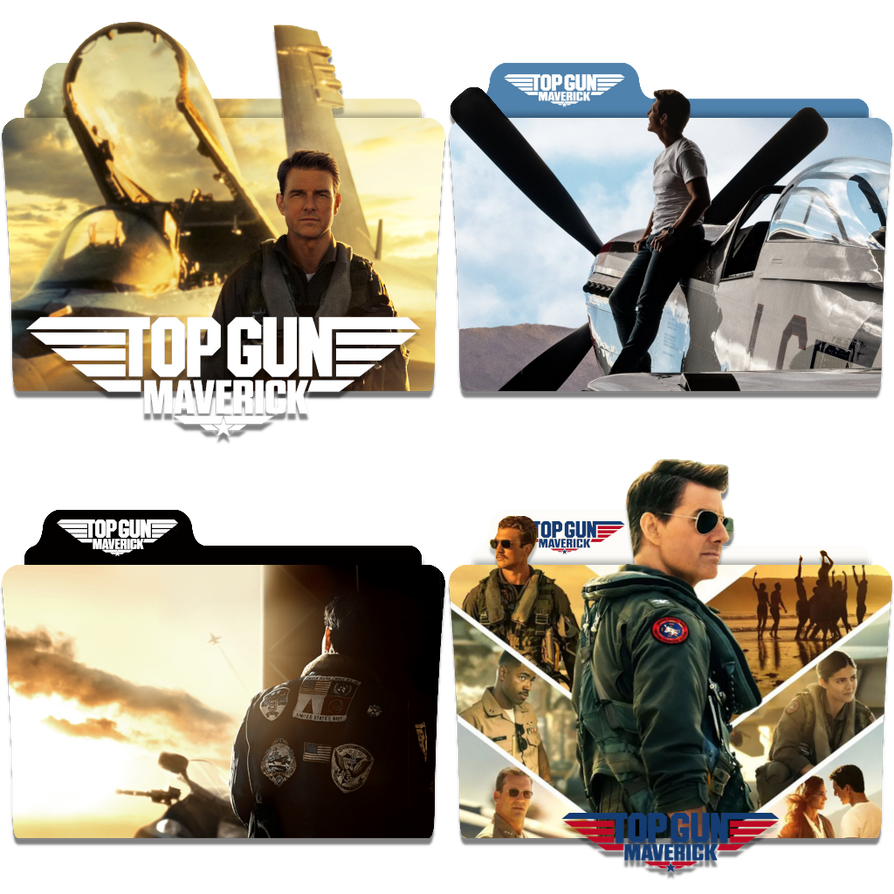 Top Gun: Maverick (2022) 4-Folder Icon Pack by pinoymayfire on DeviantArt