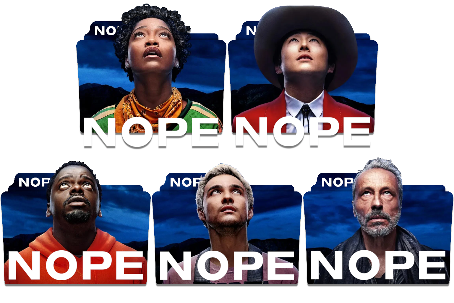 Nope (2022) 5-Folder Icon Pack by pinoymayfire on DeviantArt