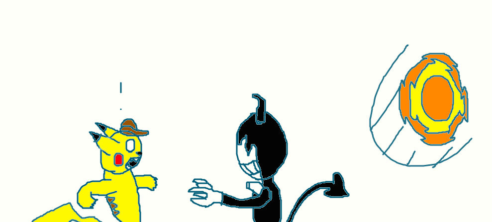 Detective Pikachu and Infernape vs Bendy by scizor999 on DeviantArt