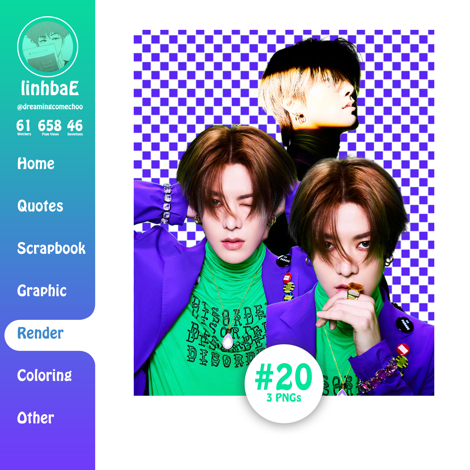 RENDER NCT 127 YUTA - STICKER by linhbaErjune on DeviantArt