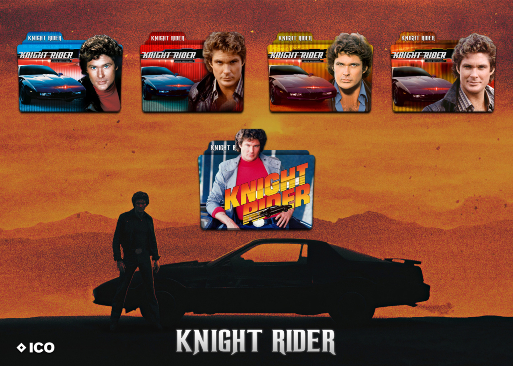 Knight Rider (1982) folder icons by iamsrr on DeviantArt