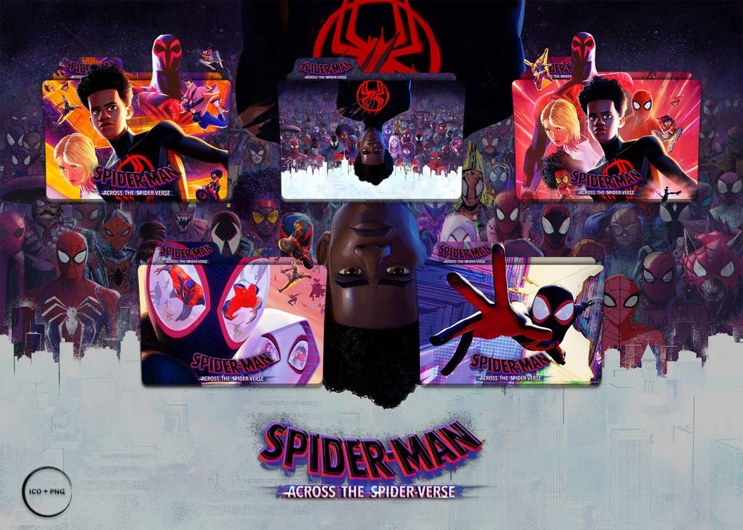 Spider-Man: Across the Spider-Verse folder icons by iamsrr on DeviantArt