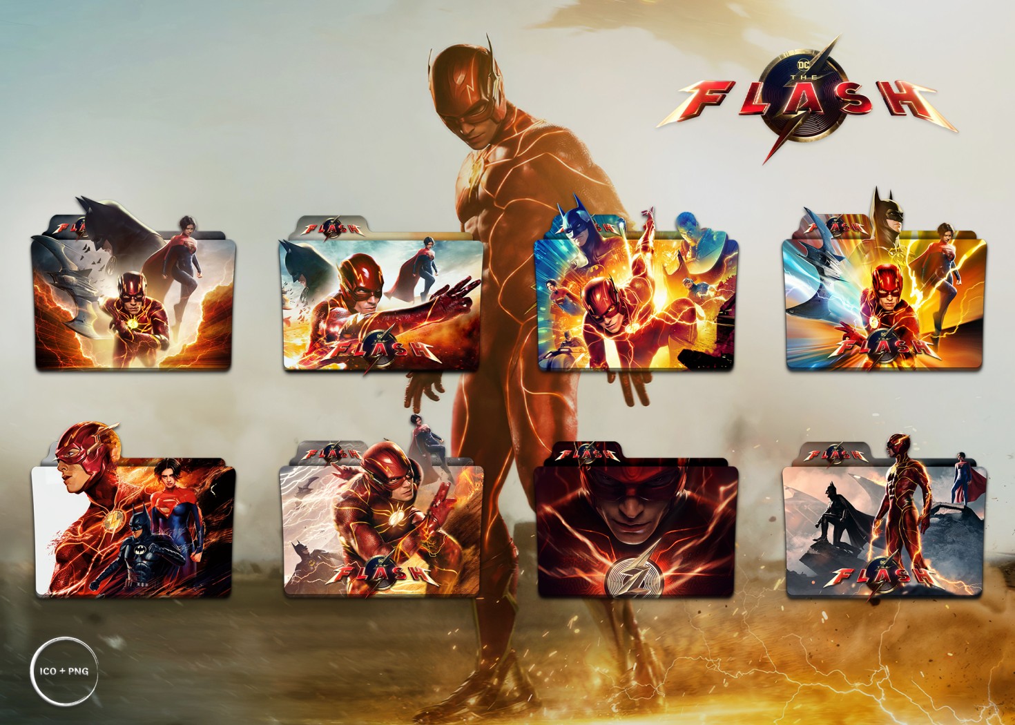 The Flash (2023) Folder icons by iamsrr on DeviantArt