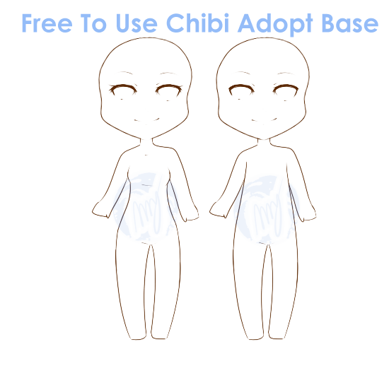 Free To Use Chibi Adoptable Base by Maraqua on DeviantArt