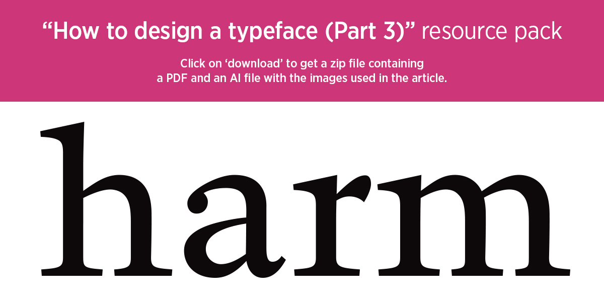 'How to design a typeface (Part 3)' resource pack by MartinSilvertant ...