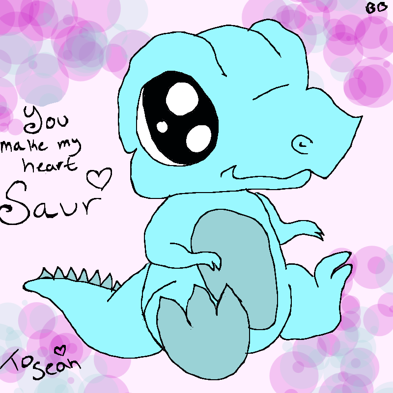 You make my heart Saur by BuzBird on DeviantArt