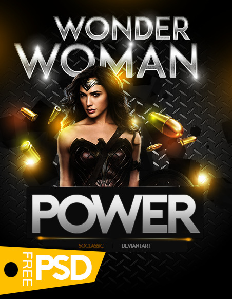 WONDER WOMAN | PSD FREE by SoClassic on DeviantArt