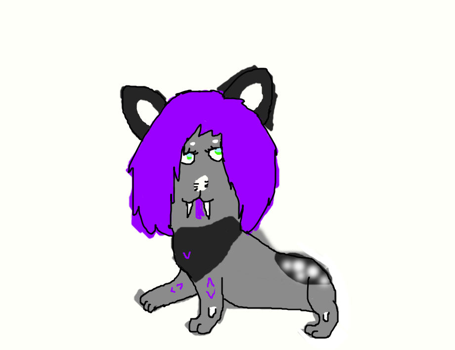 Snuffy with saber teeth! by RainbowPrismDragon on DeviantArt