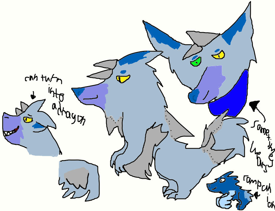 Clock - Metallic wolf OC by RainbowPrismDragon on DeviantArt