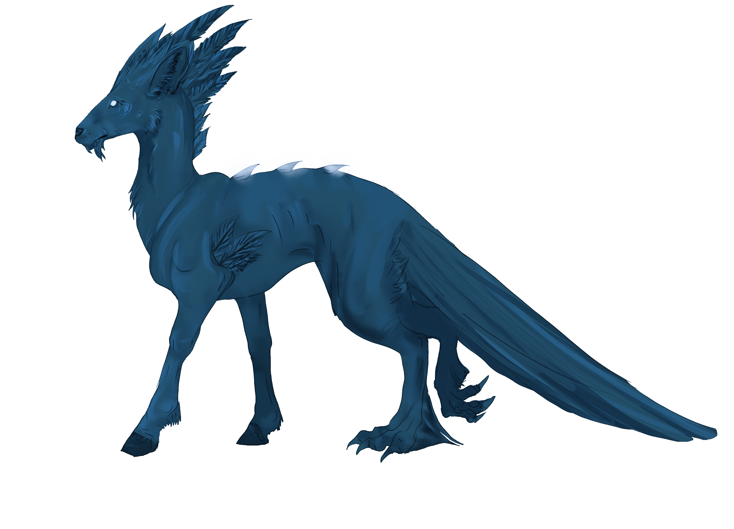 Deer creature by Wild-Fowl on DeviantArt