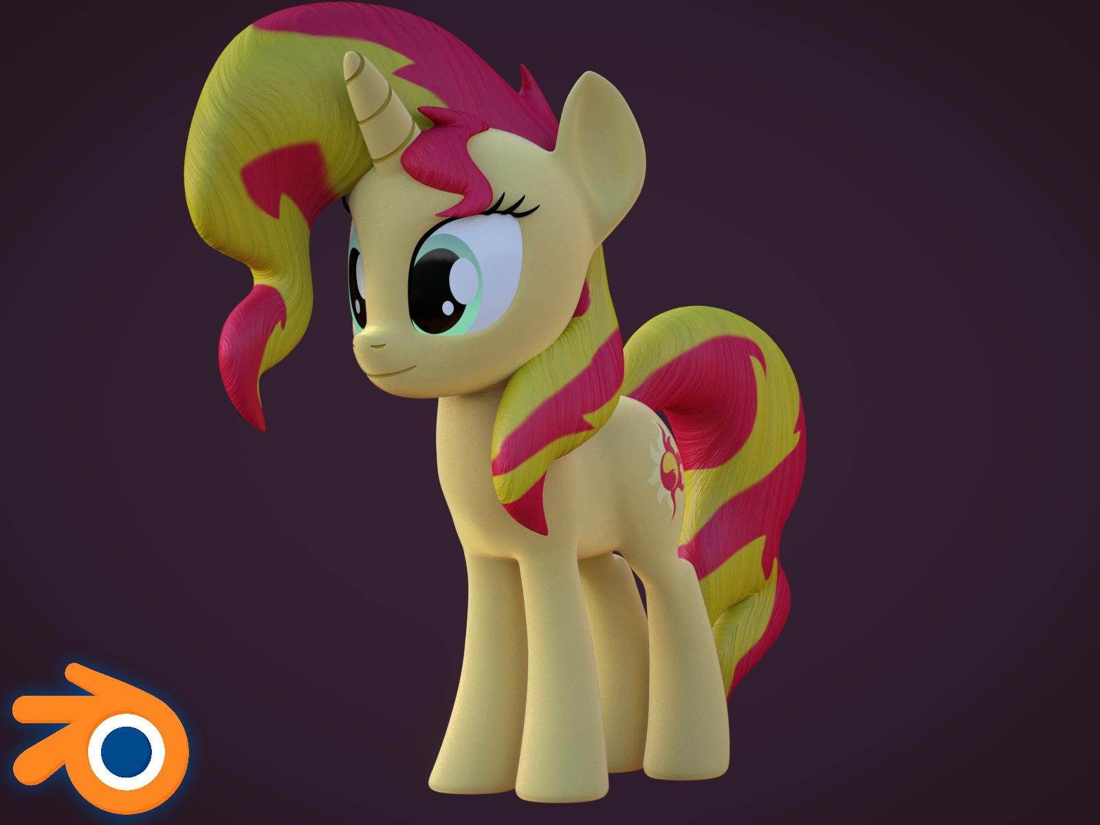 [Blender Release] Sunset Shimmer by MythicSpeed on DeviantArt