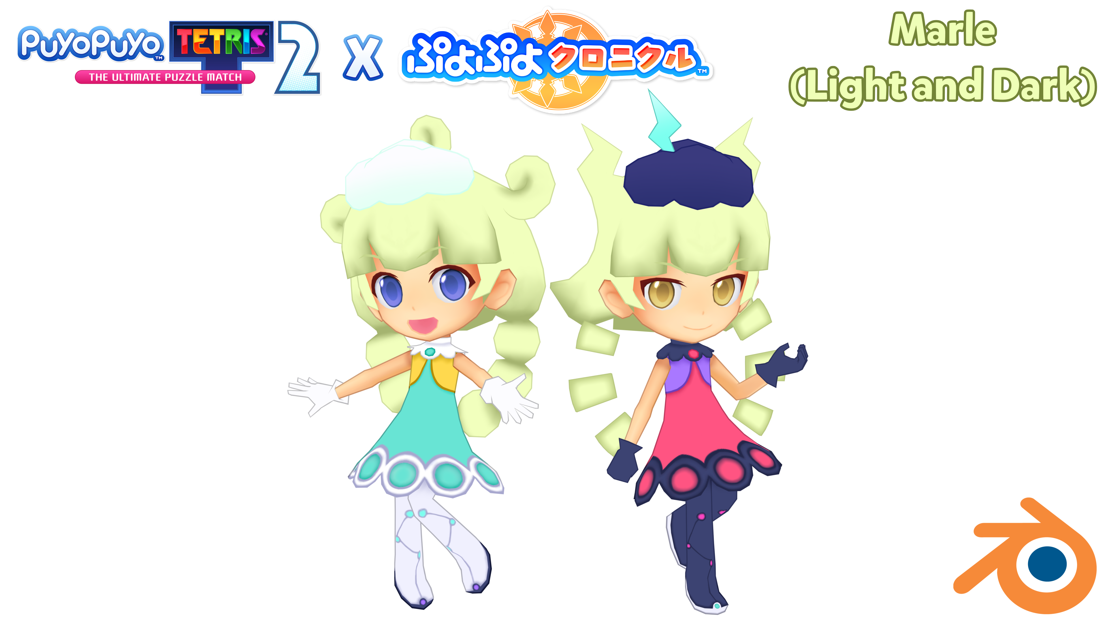 [Blender Release] Marle [Light/Dark] by MythicSpeed on DeviantArt