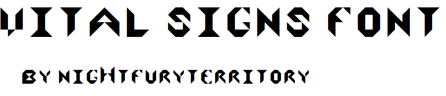 VITAL SIGNS font lol by NightFuryTerritory on DeviantArt