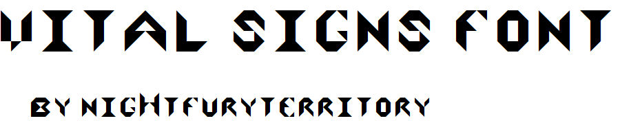 VITAL SIGNS font lol by NightFuryTerritory on DeviantArt
