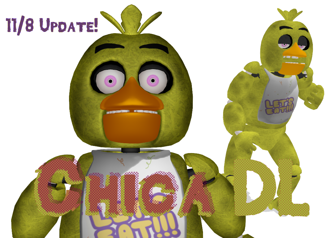 MMD Chica FNAF [DL] by roze11san on DeviantArt