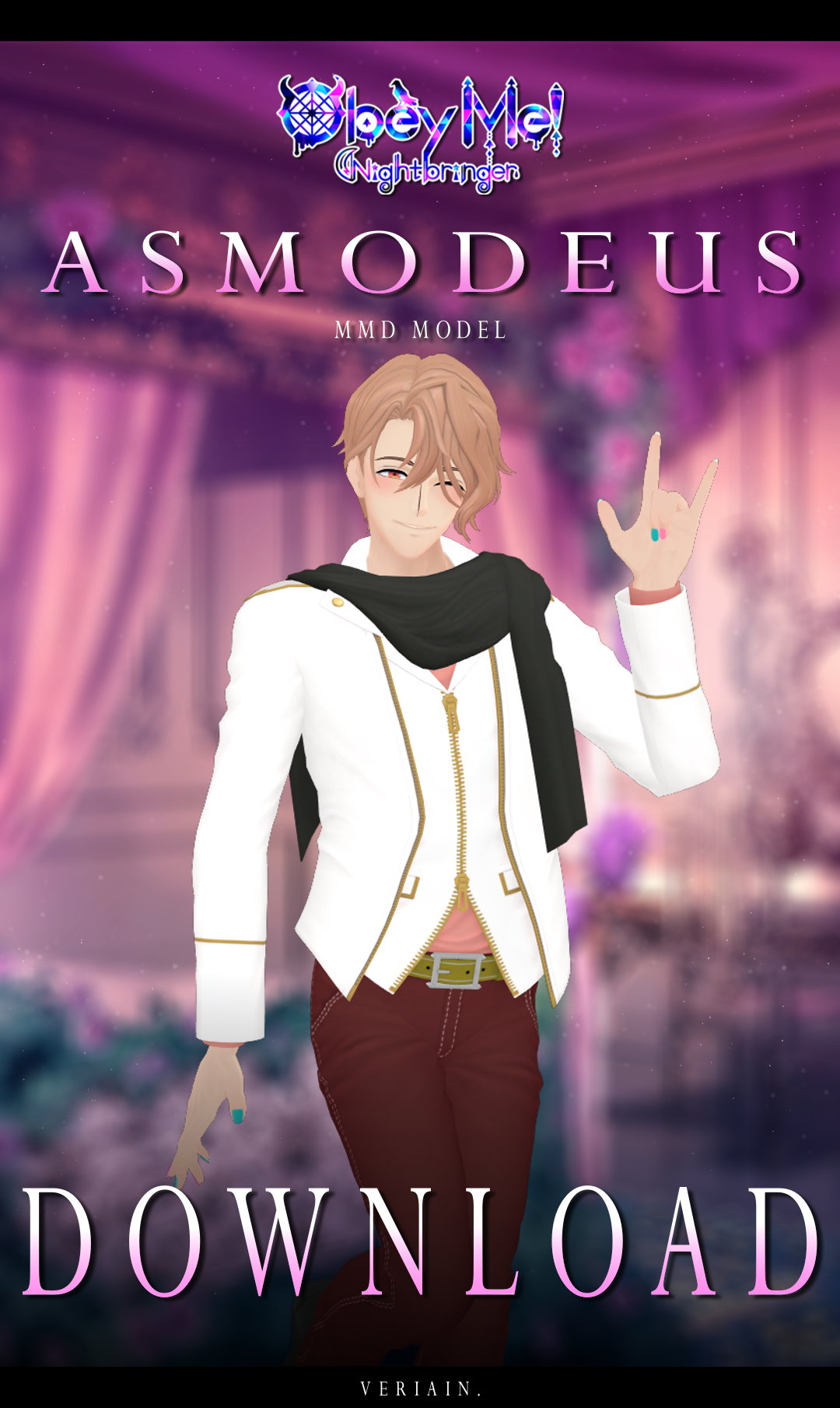 [MMD | Obey Me!] Asmodeus DL !!UPDATE!! by veriain on DeviantArt