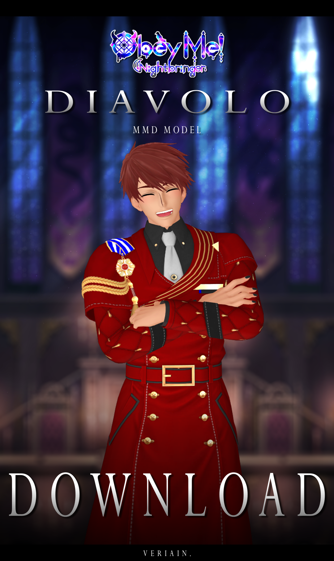 [MMD | Obey Me!] Diavolo DL by veriain on DeviantArt