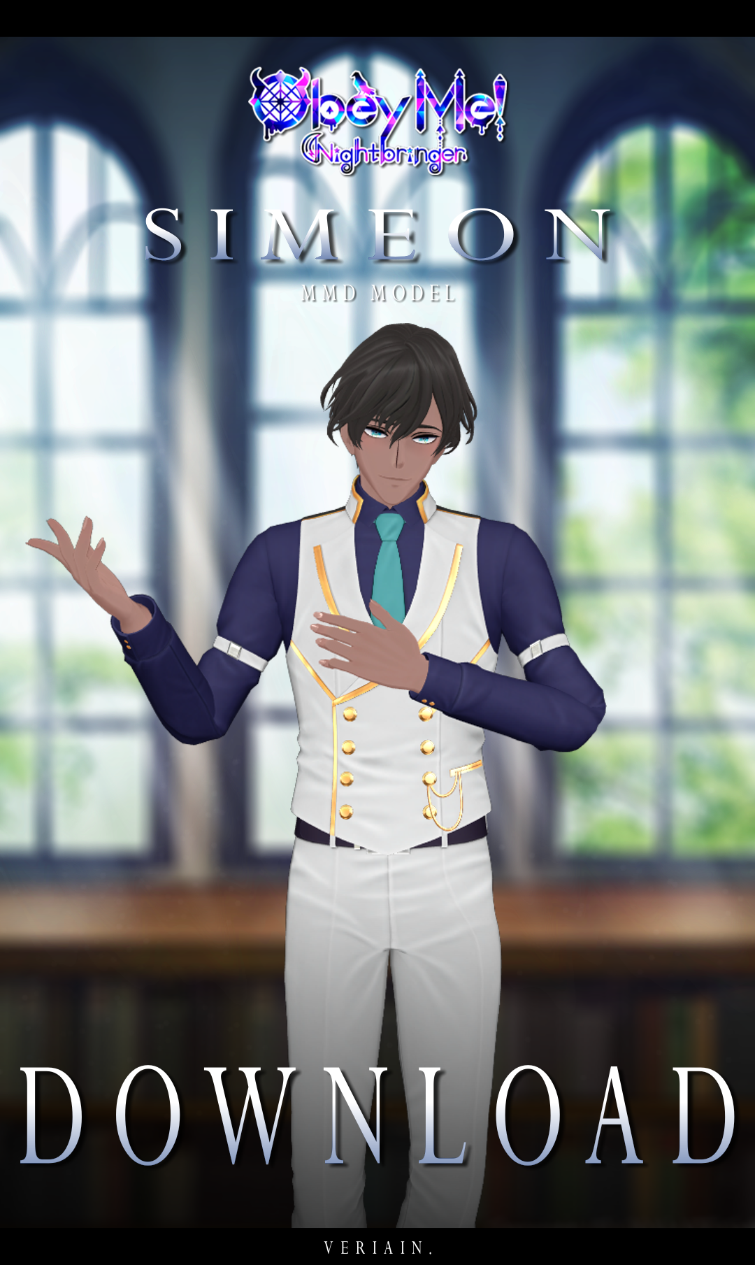 Mmd Obey Me Simeon Dl Update By Veriain On Deviantart 4183