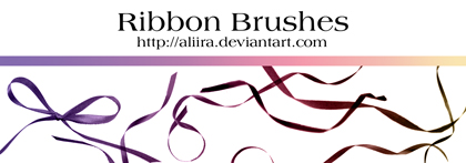 ribbons brushes by aliira on DeviantArt