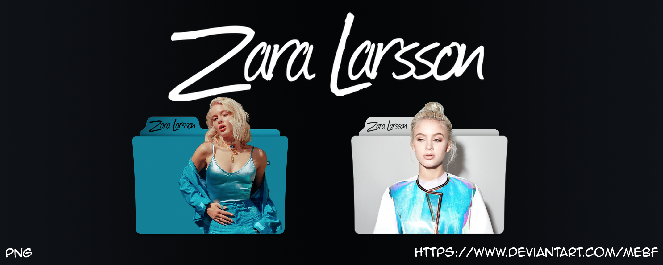 Zara Larsson Folder Icons by Mebf on DeviantArt