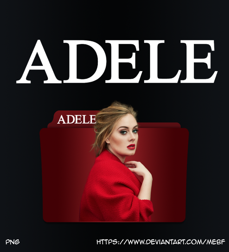 Adele Folder Icon by Mebf on DeviantArt