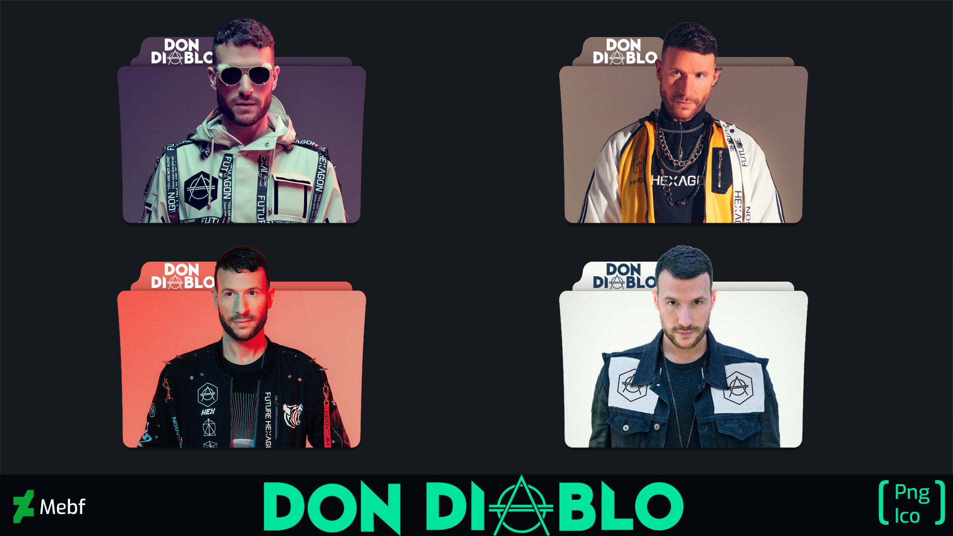 Don diablo Folder Icons by Mebf on DeviantArt