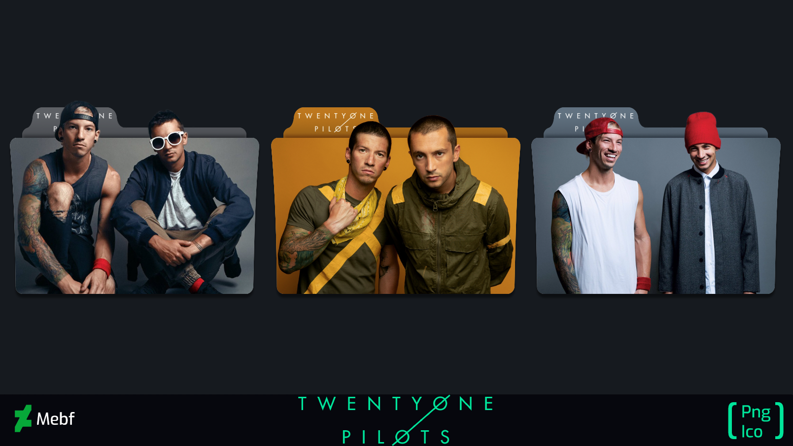 Twenty One Pilots Folder Icons by Mebf on DeviantArt