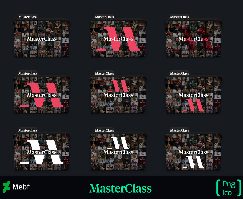 MasterClass Folder Icons by Mebf on DeviantArt
