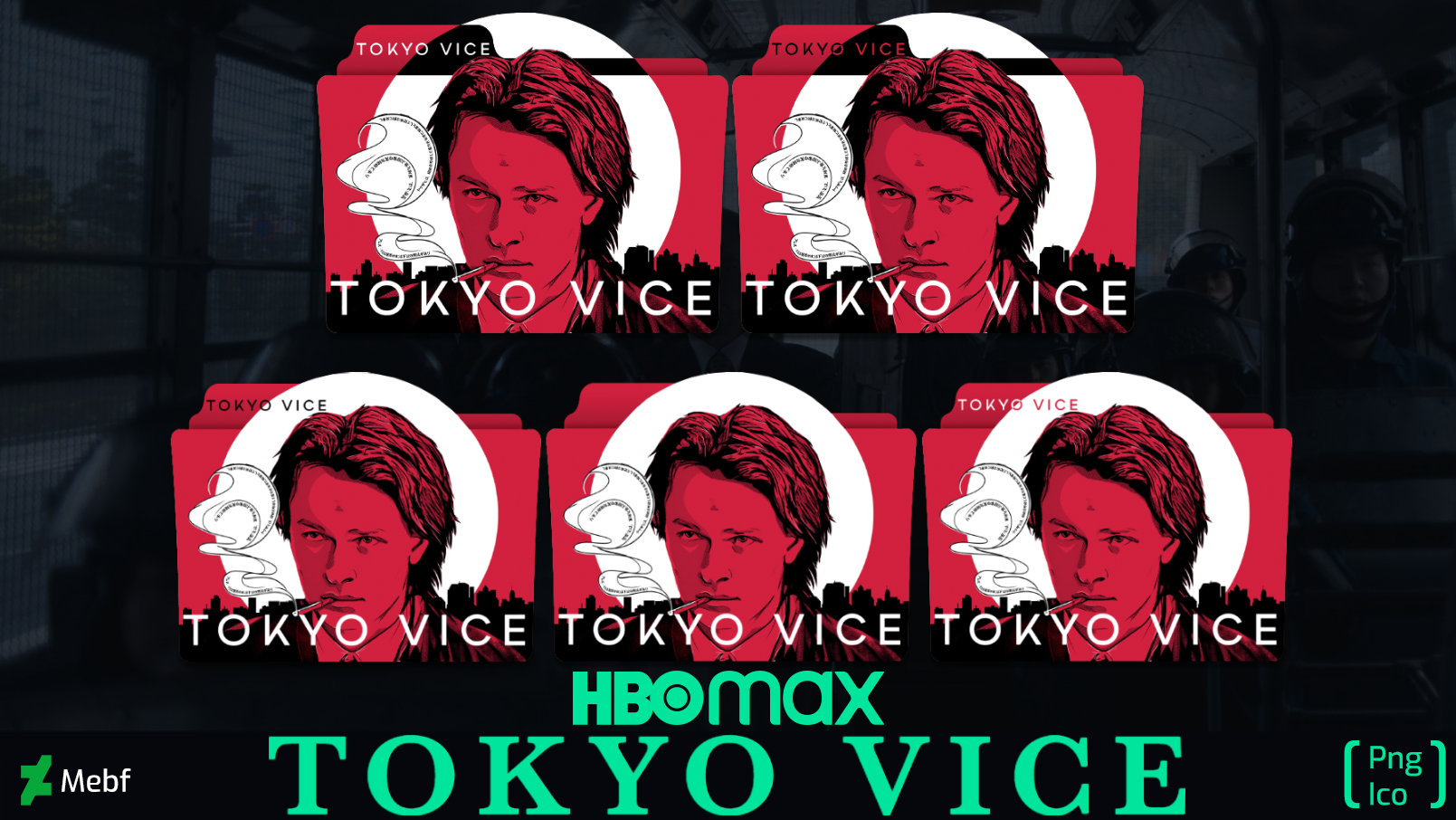 Tokyo Vice Folder Icons by Mebf on DeviantArt