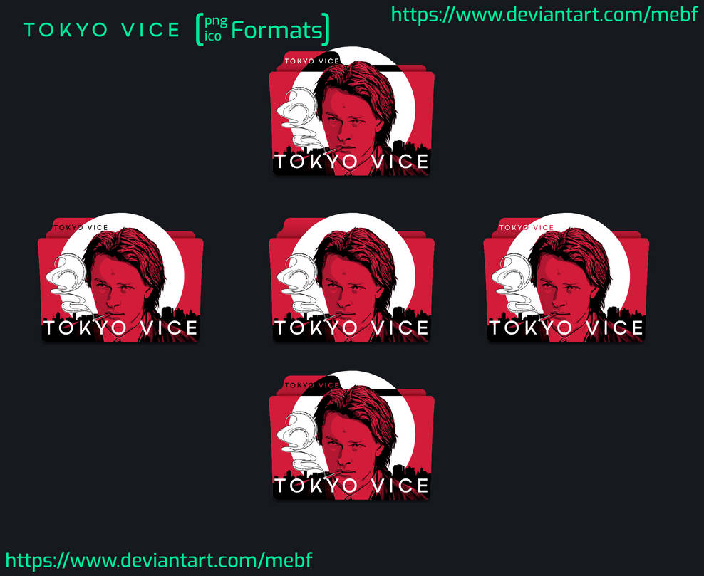 Tokyo Vice Folder Icons by Mebf on DeviantArt