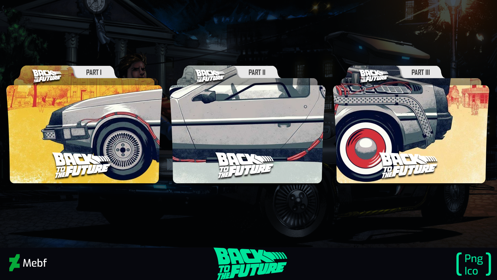 Back To The Future Trilogy Folder Icons Pack by Mebf on DeviantArt