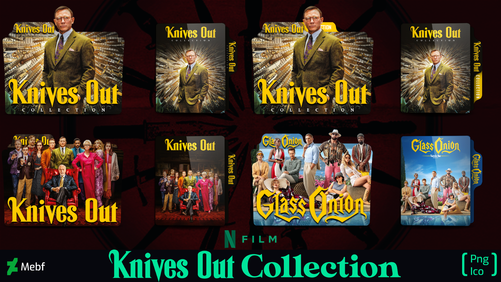 Knvies Out Collection (Glass Onion) Folder Icons by Mebf on DeviantArt