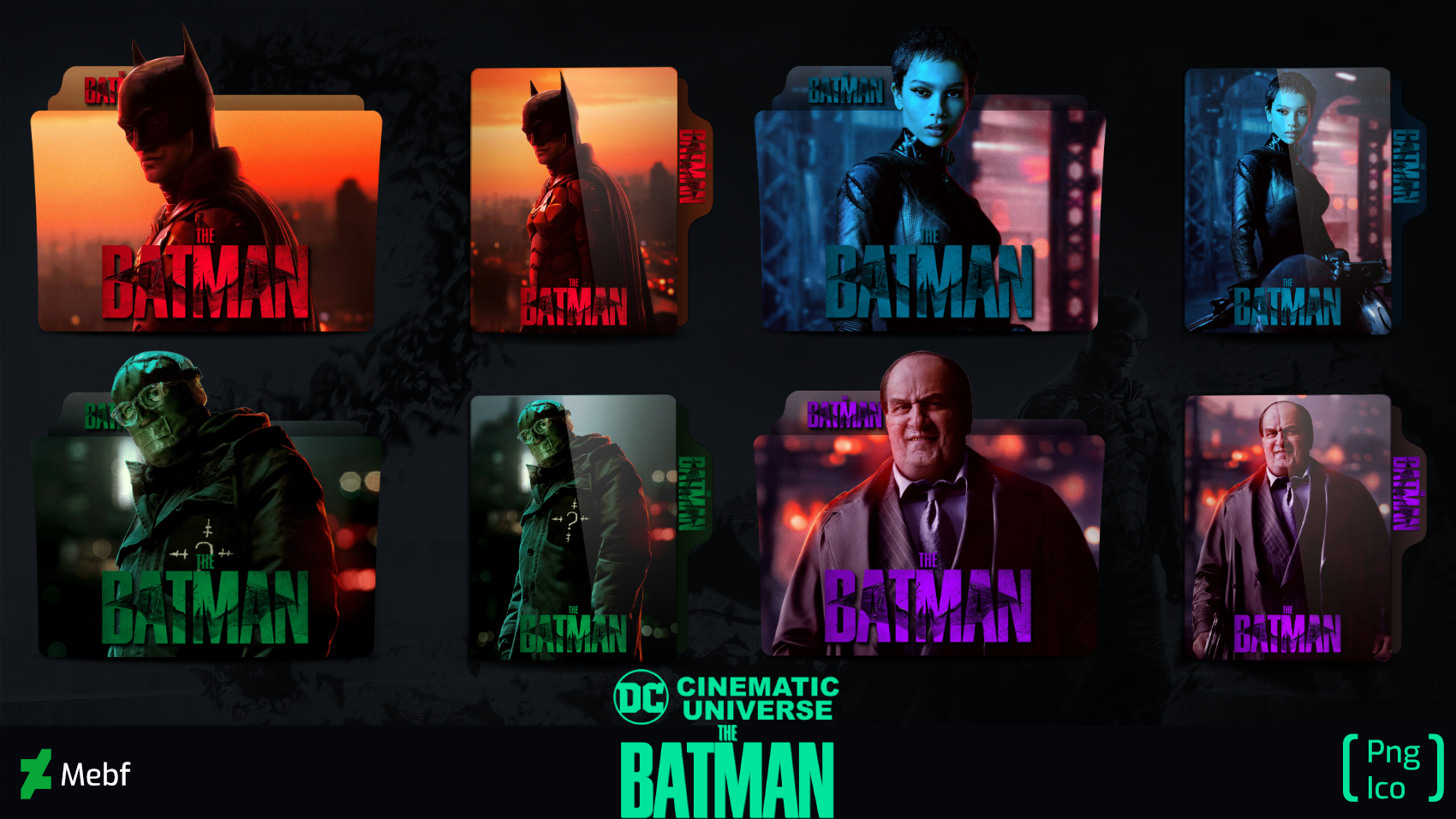 The Batman (2022) Folder Icons by Mebf on DeviantArt