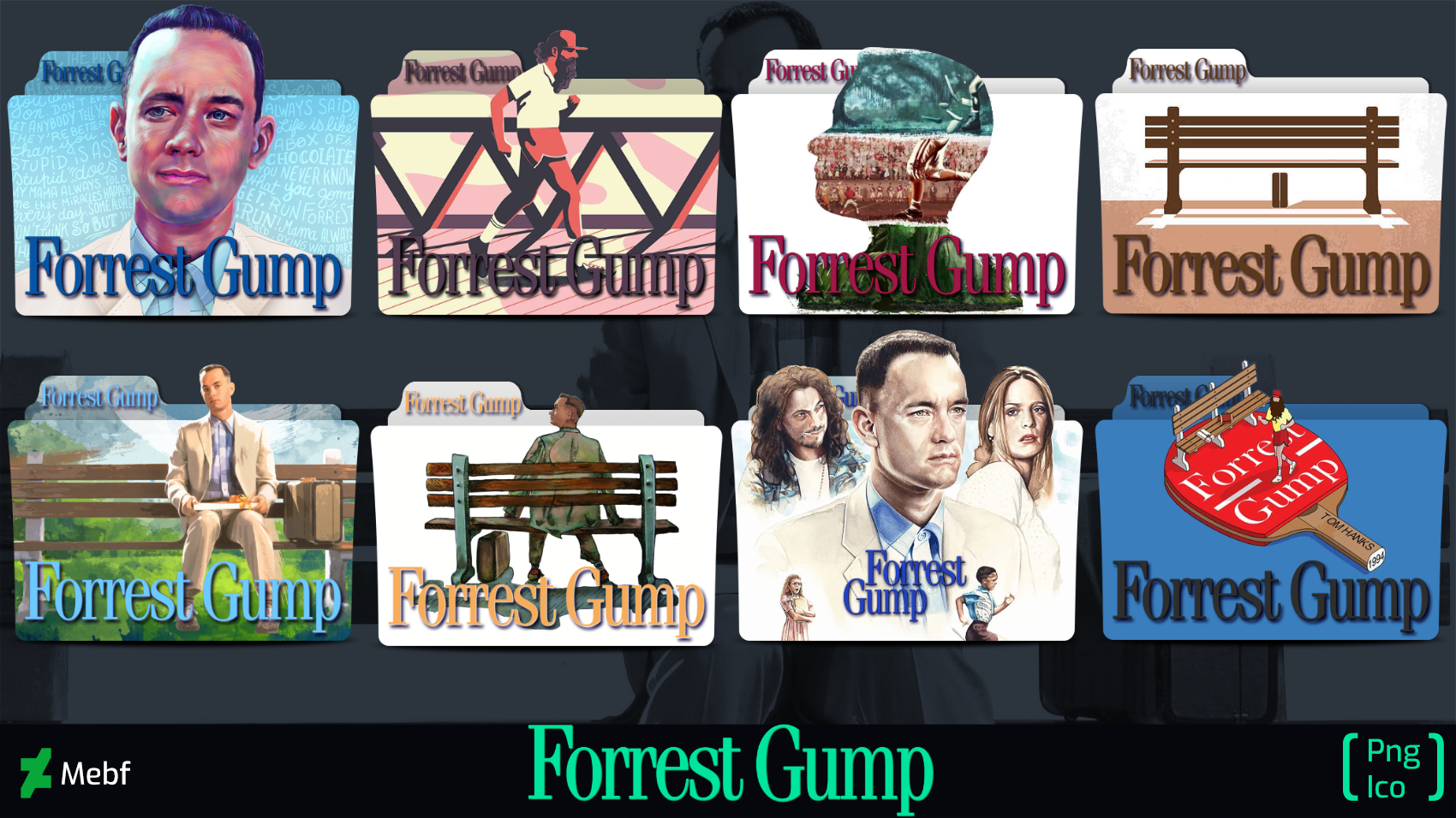 Forrest Gump (1994) Folder Icons Pack by Mebf on DeviantArt