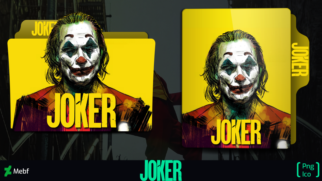 Joker (2019) Folder Icons by Mebf on DeviantArt