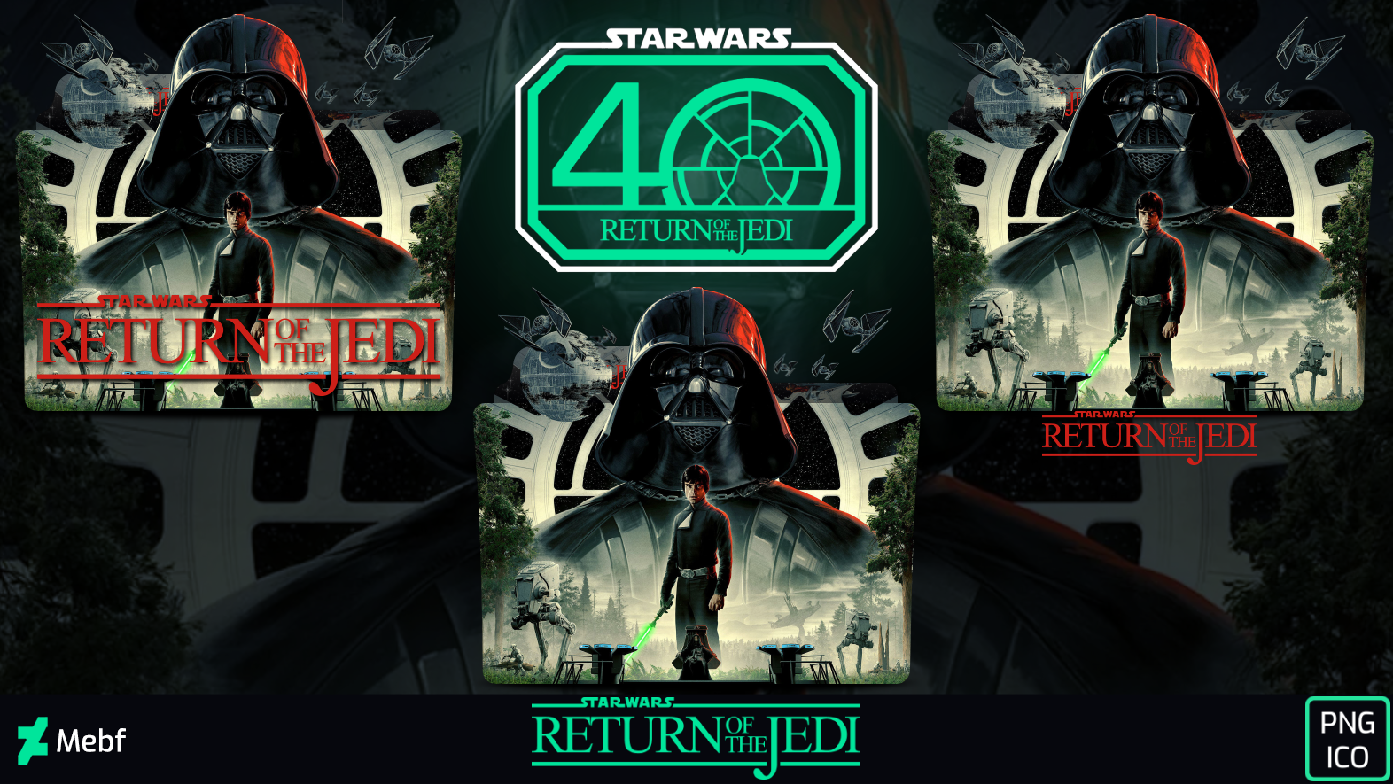Star Wars Return of the Jedi 40th Anniversary Icon by Mebf on DeviantArt