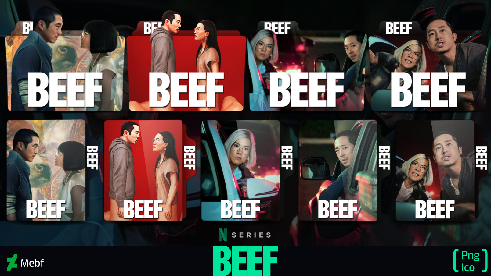Beef (TV Series 2023) Folder Icons Pack by Mebf on DeviantArt