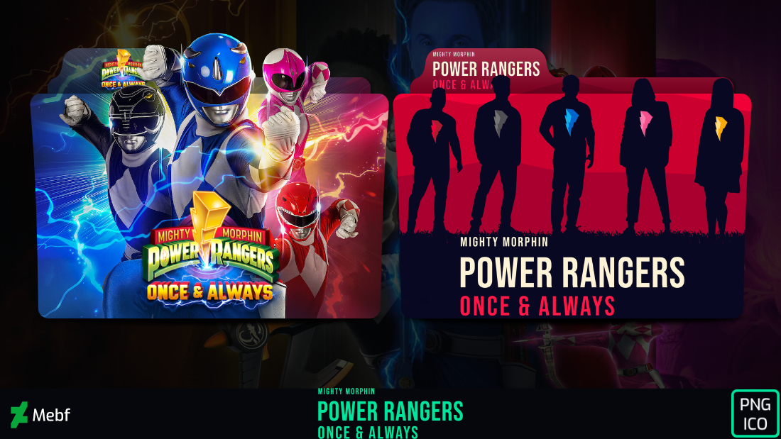 Mighty Morphin Power Rangers Once and Always Icons by Mebf on DeviantArt