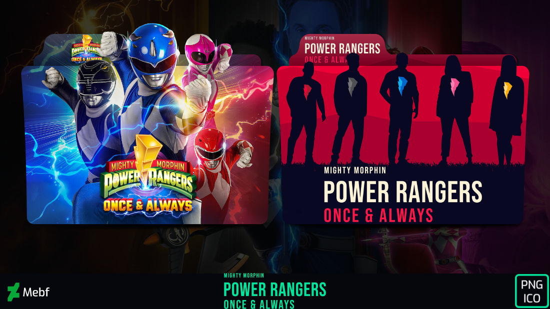 Mighty Morphin Power Rangers Once and Always Icons by Mebf on DeviantArt
