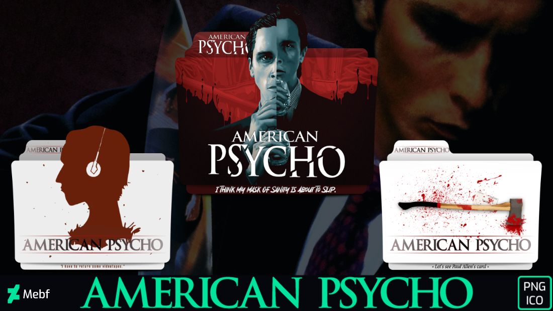 American Psycho (2000) Folder Icons Pack by Mebf on DeviantArt