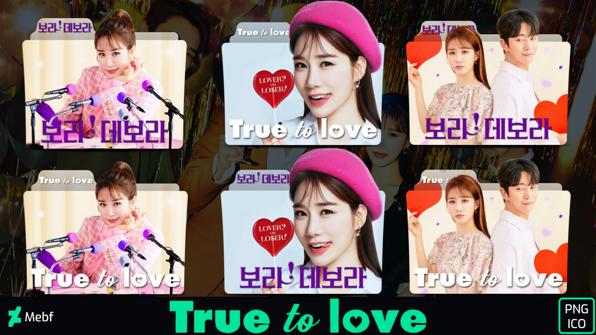 Bo-ra! Deborah (True To Love) Folder Icons Pack by Mebf on DeviantArt