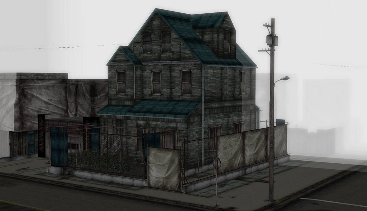 Silent Hill 2 House on street [XPS] by Sasuke-Bby on DeviantArt